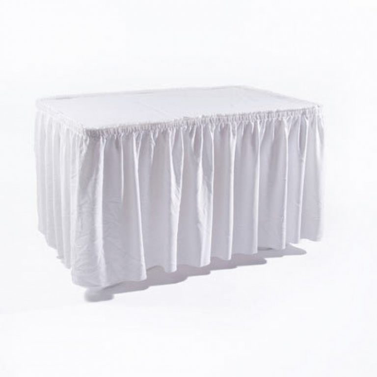 White Table Skirting - RC Events