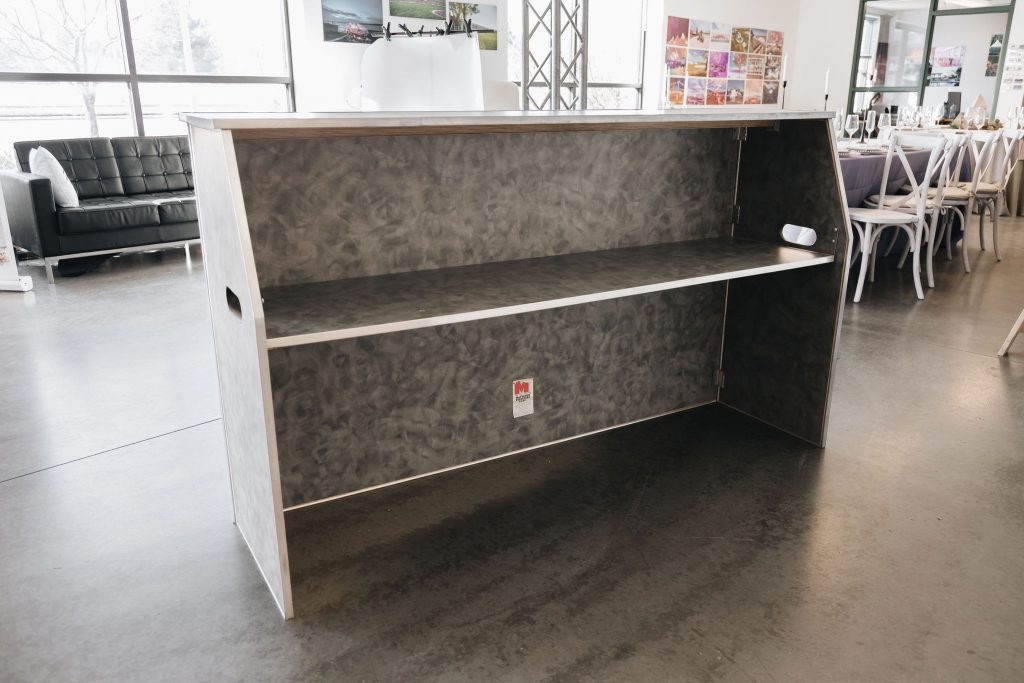 Collapsible Brushed Steel Bar - RC Events