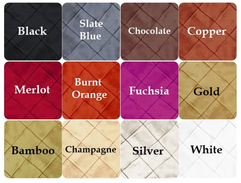 Pintuck Linens - RC Events